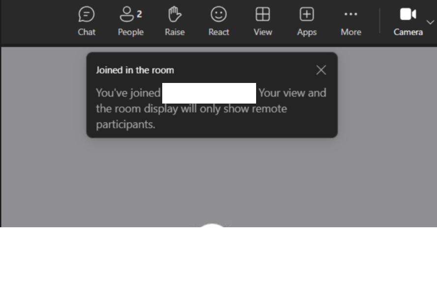 Teams Meeting room issue - Microsoft Q&A