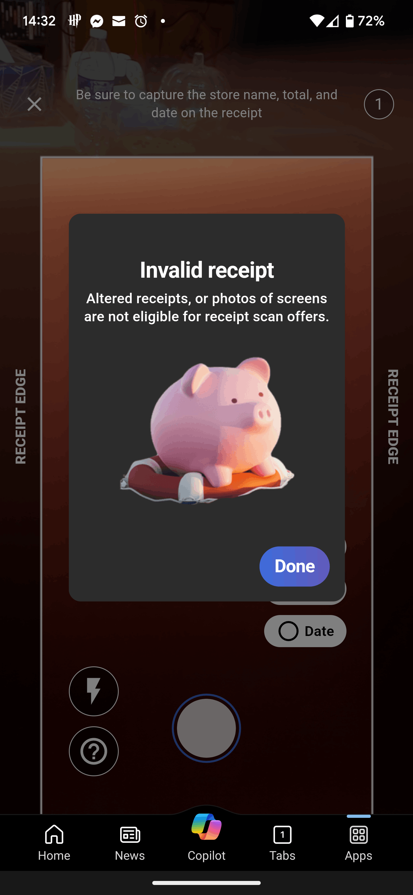Invalid Receipt - Microsoft Q&A