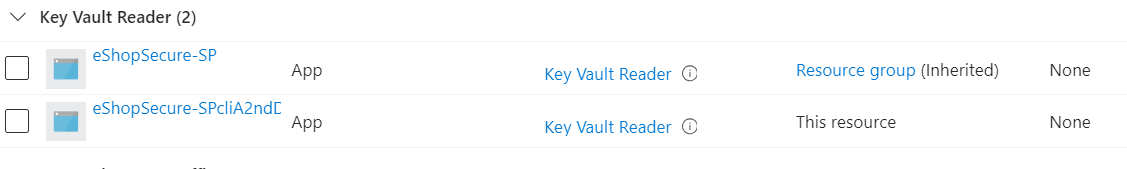 Identity not found after succesful creation of Service Principal with az cli - Microsoft Q&A