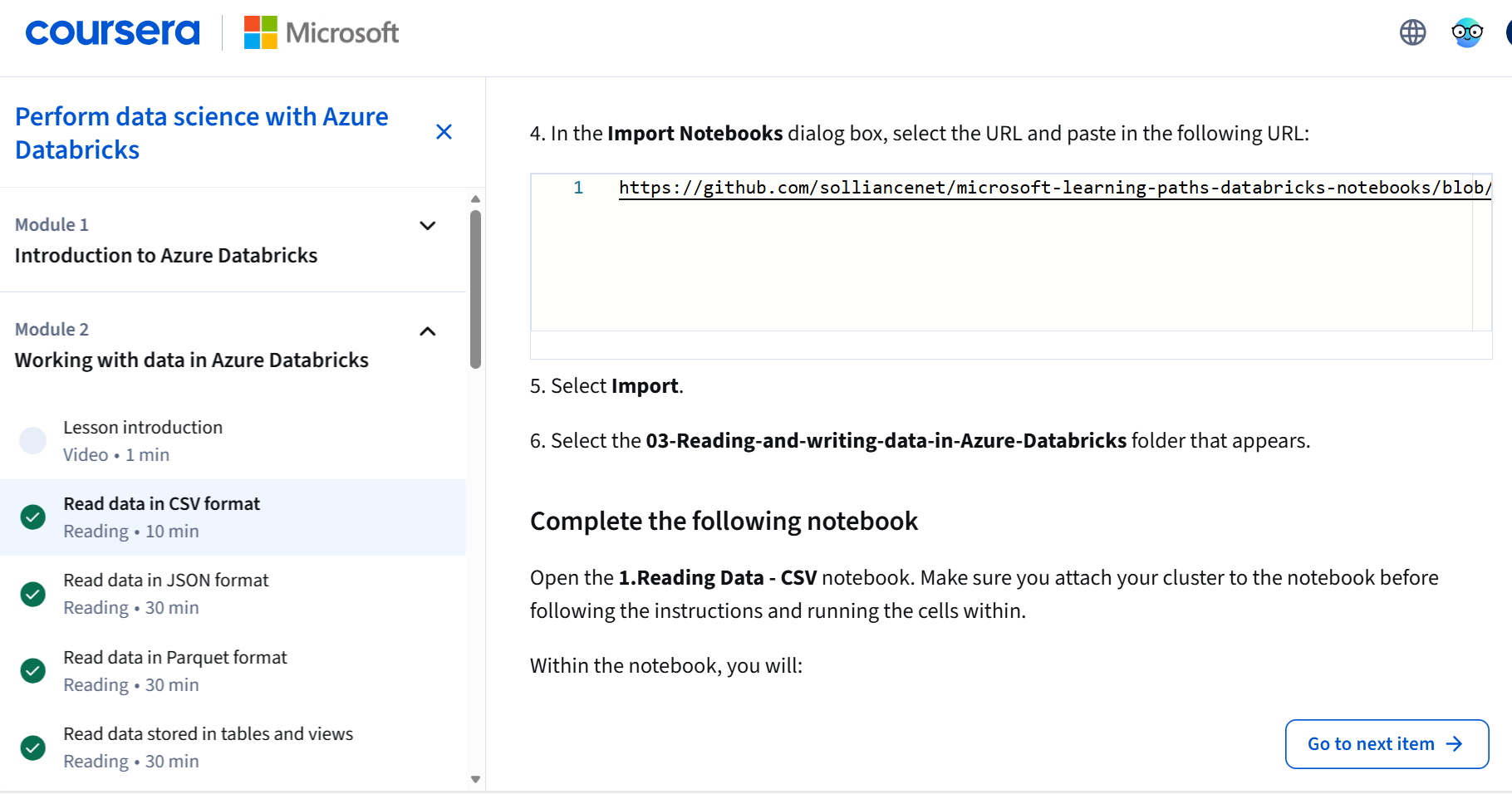 DP-100 Coursera Course Contains Severely Outdated Databricks Notebooks ...