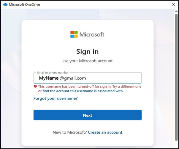Microsoft Account and OneDrive Login Problem - Microsoft Q&A