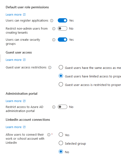 Why in the heck are non-admin users allowed to log into AzureAD by default? - Microsoft Q&A