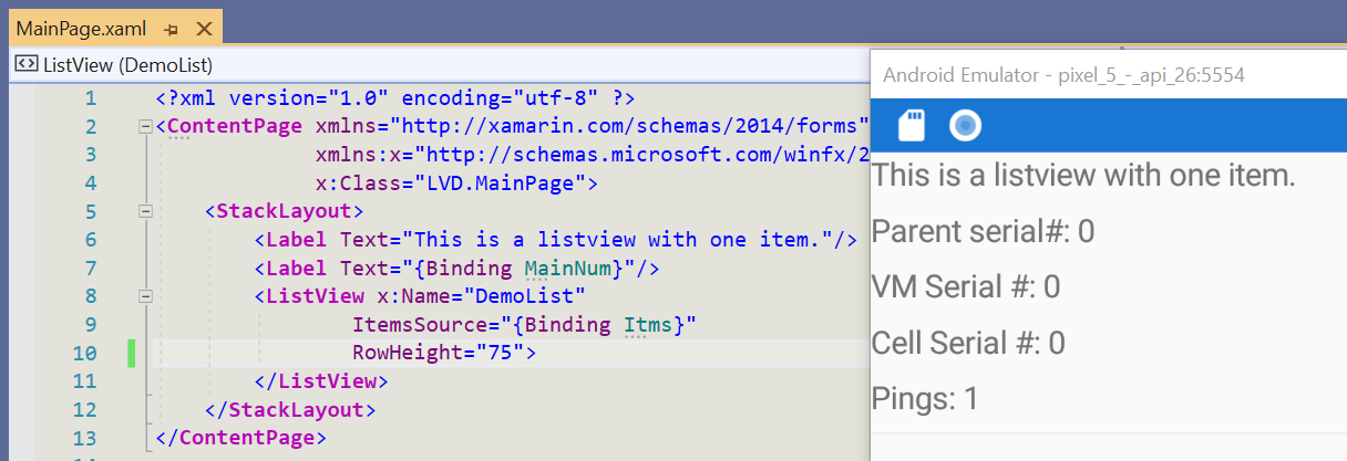 Bug: VisualStudio2022 ListView RetainElement infinitely creates cells ...
