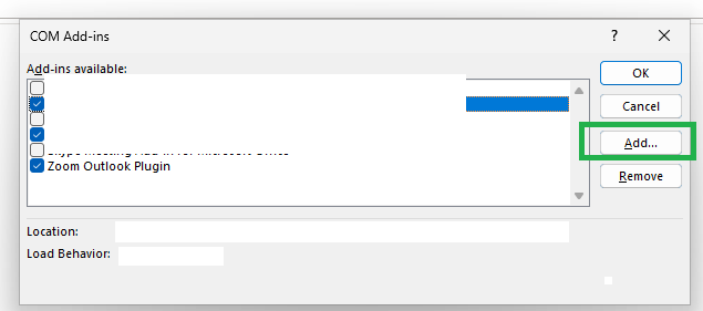 How to add zoom plug in in outlook - Microsoft Q&A