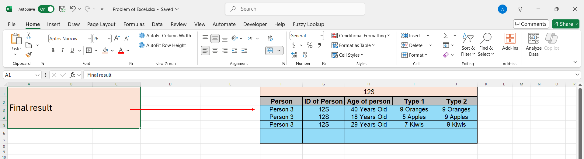 How to filter table that uses a formula to filter tables in Excel ...