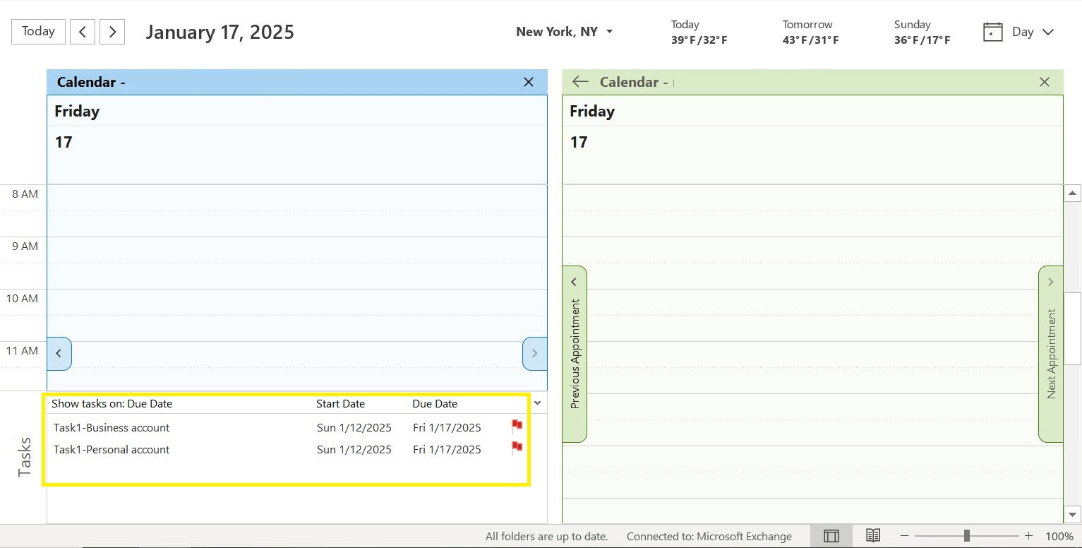 different task lists in multiple calendar view - Microsoft Q&A