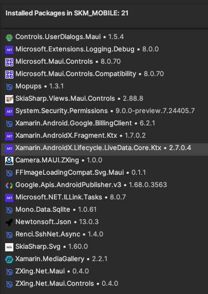 MAUI Anroid - java.lang.ClassNotFoundException: Didn't find class ... MAUI Anroid - java.lang.ClassNotFoundException: Didn't find class ...