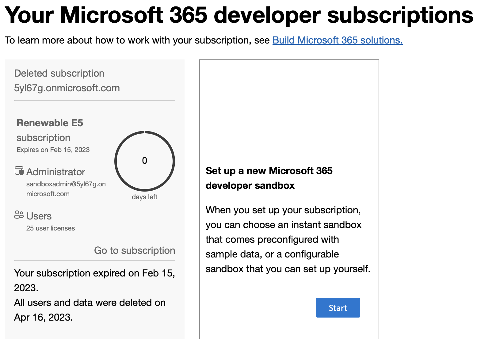MSFT 365 developer sandbox login issue incorrect username - Microsoft Q&A MSFT 365 developer sandbox login issue incorrect username - Microsoft Q&A