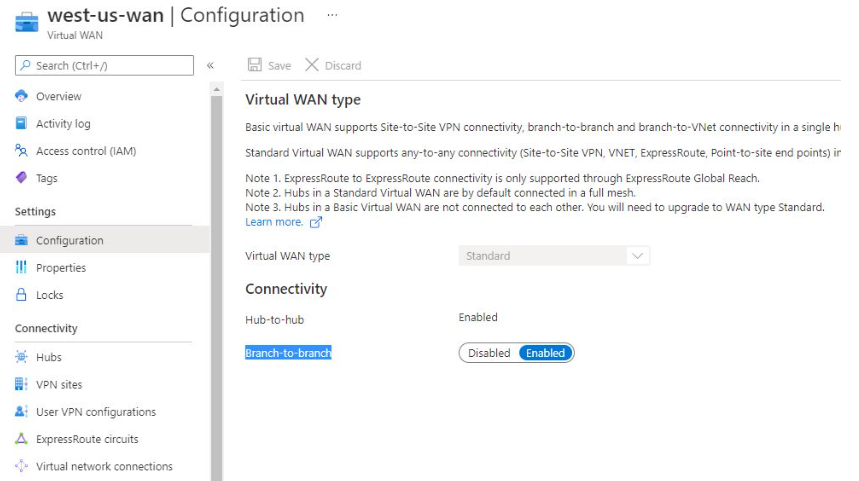 Site to Site HUB Routing issue for in Azure VWAN - Microsoft Q&A