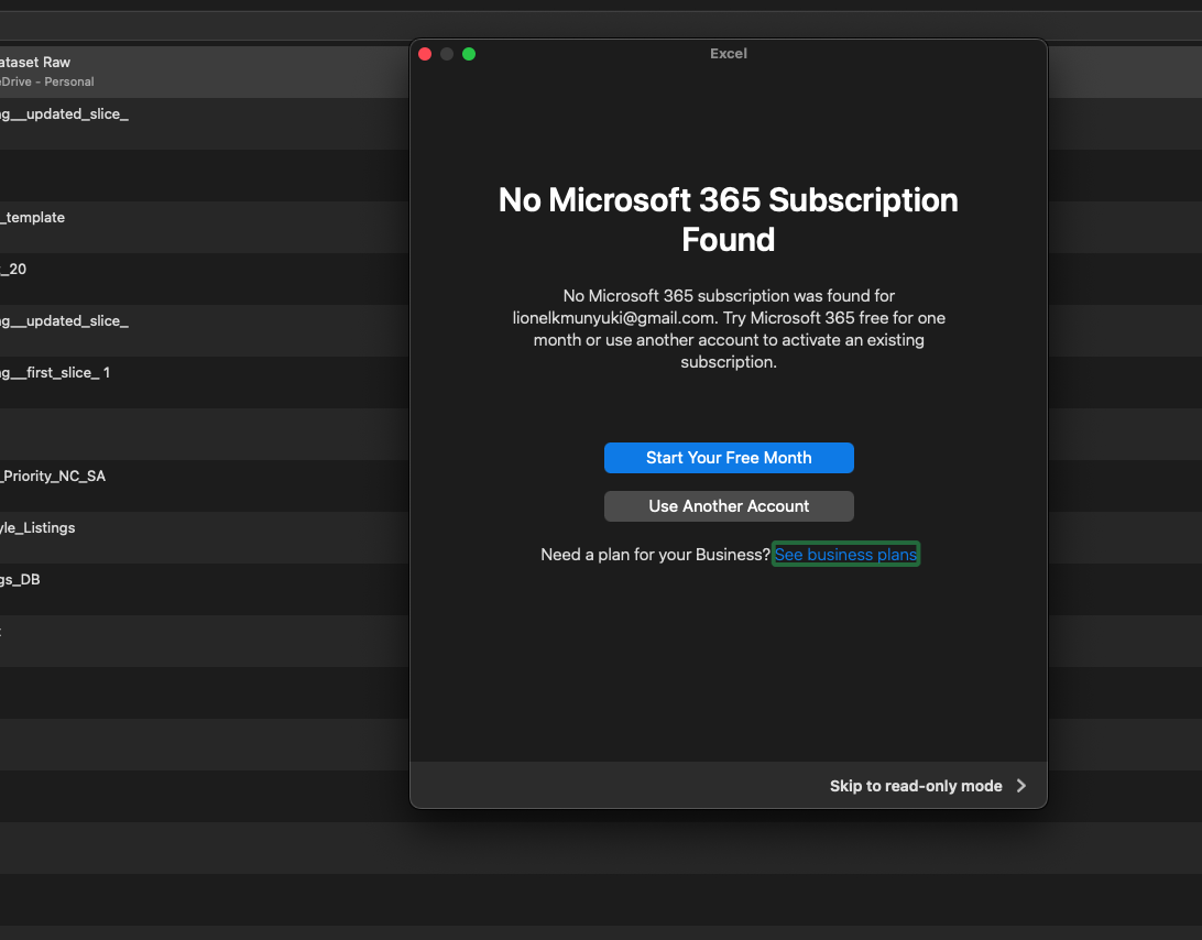 I I bought MS365 family yesterday in the app store and my subscription remains unrecognized by ...