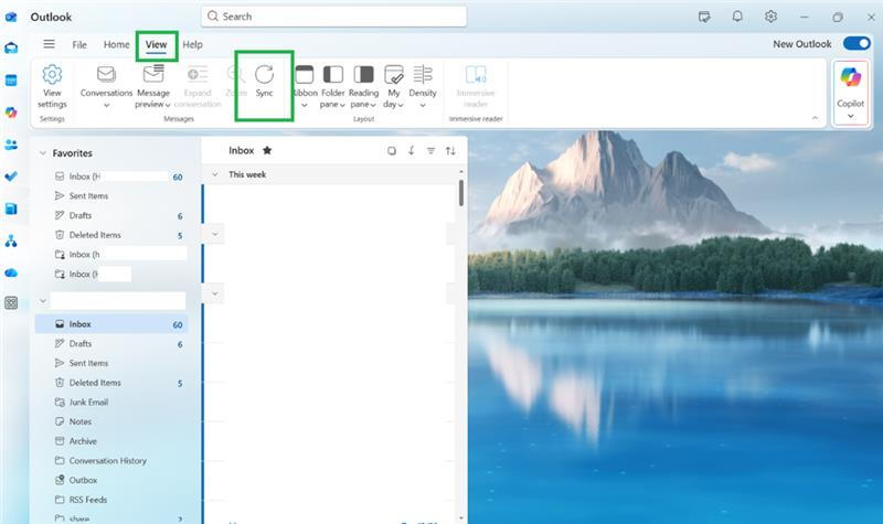 new outlook not loading shared mailbox previews - Microsoft Q&A