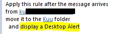 Outlook subfolder notification - Microsoft Q&A