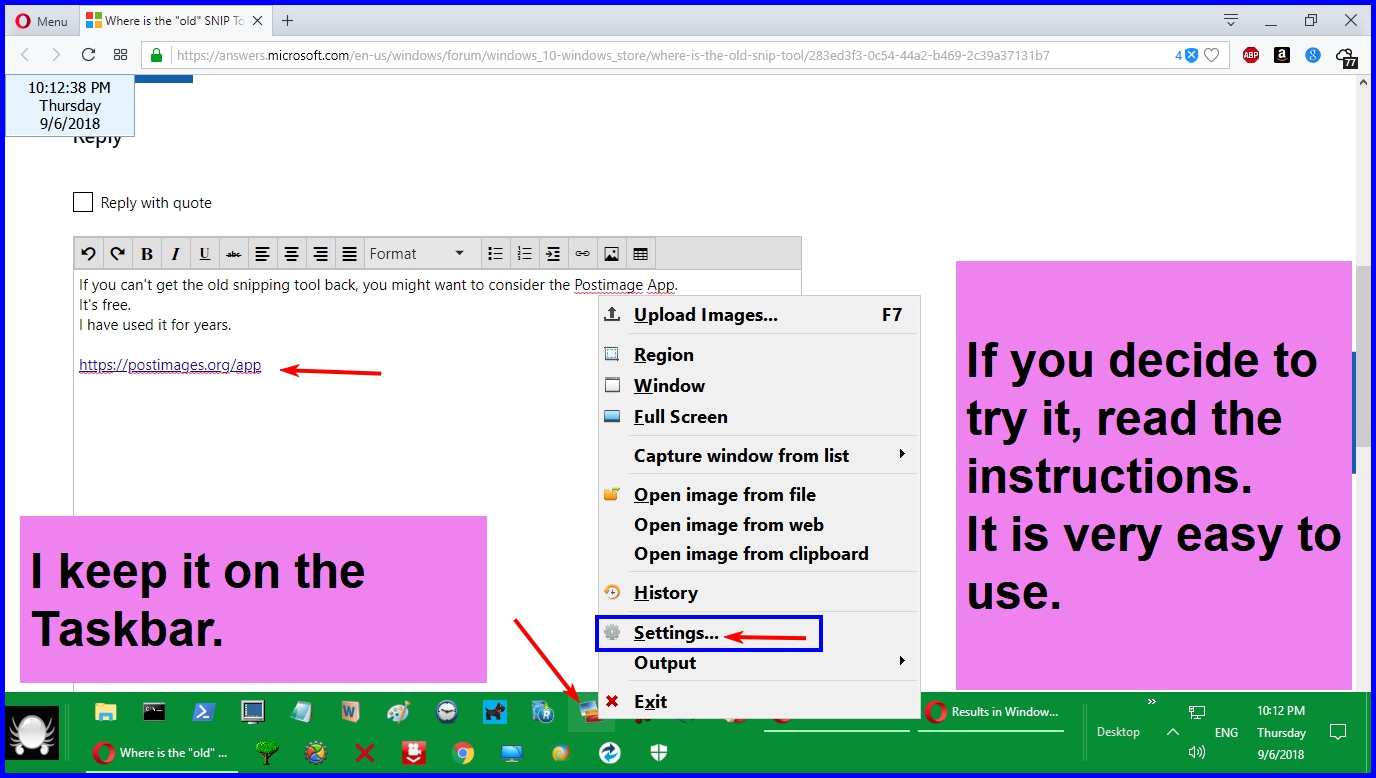 Where is the "old" SNIP Tool? - Microsoft Q&A