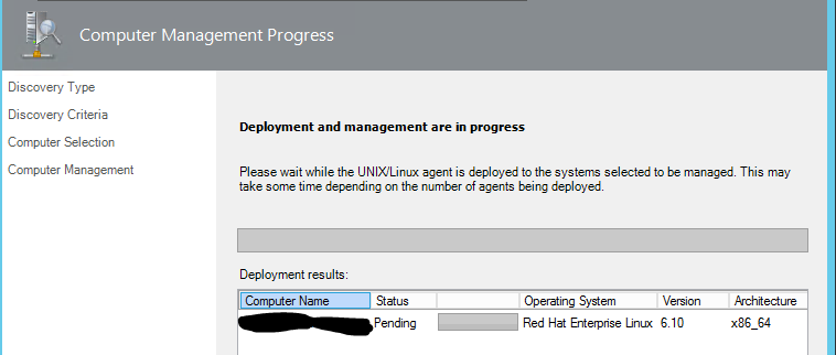 Linux Agent discovery is getting stuck in pending state for a long time - Microsoft Q&A