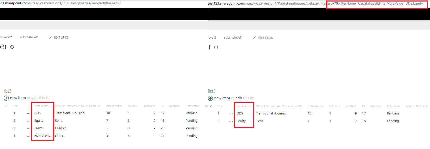 How to use query string (URL) filter web part to filter for multiple ... How to use query string (URL) filter web part to filter for multiple ...