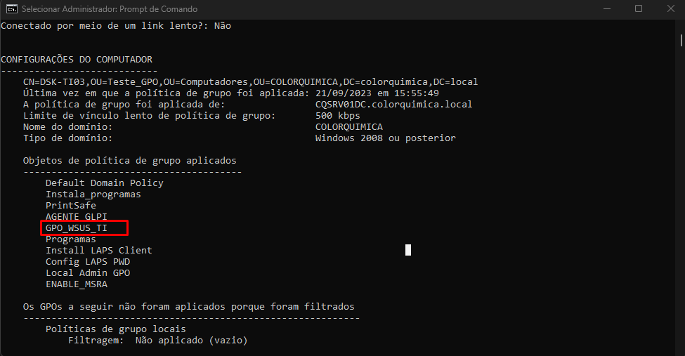 GPO WSUS In Windows 11 not is applied - Microsoft Q&A