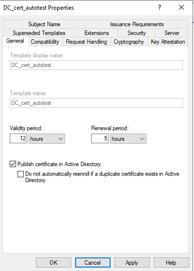 How to change certificate autoenroll refresh period using GPO ...