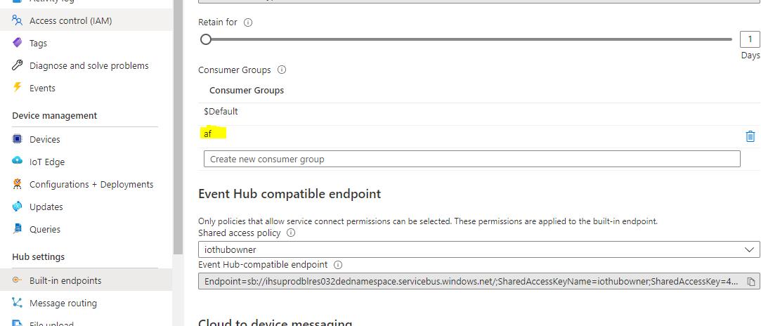 Iot Hub Trigger Get Azure Functions Runtime Is Unreachable Microsoft Qanda