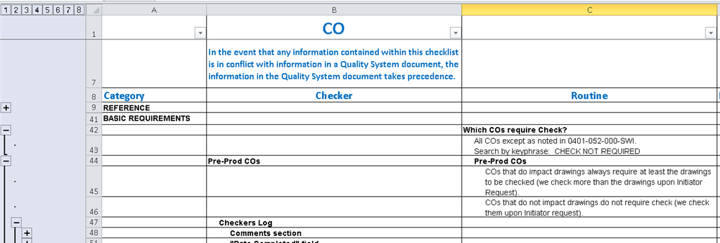 Hide rows when multiple cells contain (or don't contain) text ...