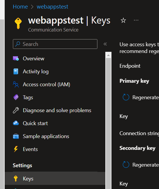 Cannot successfully authenticate/get authorization to use Azure email communication service ...