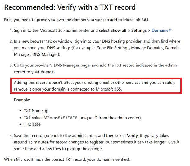 After domain verification is successfully completed in the Microsoft 365 admin center, can we ...
