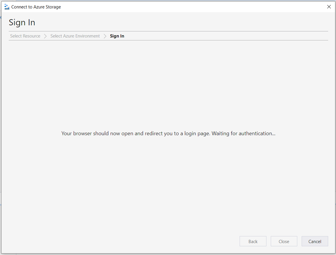 Unable to sign in to Storage Explorer via Default Web Browser and Integrated Sign-in - Microsoft Q&A