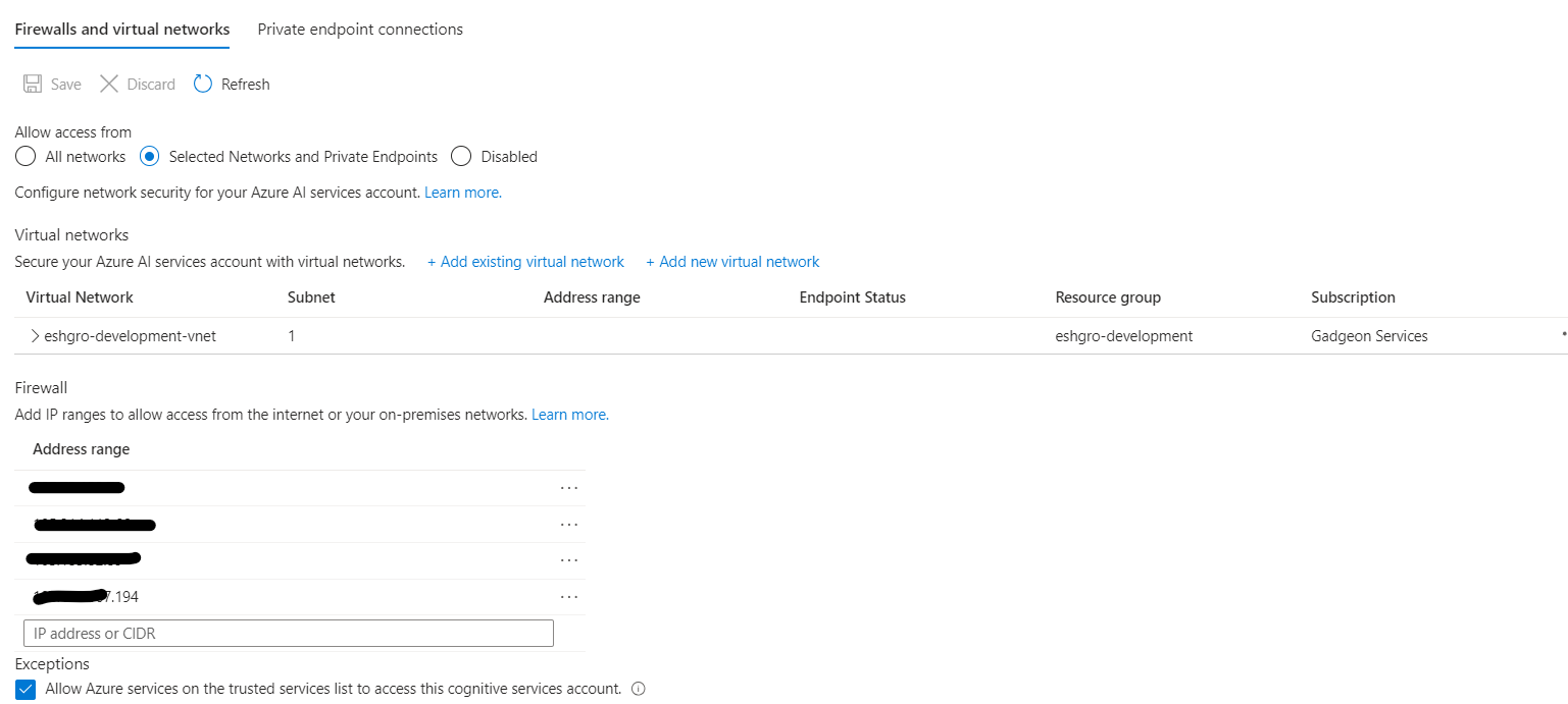Enabling Private Access On Azure Open Ai Is Not Working Microsoft Qanda