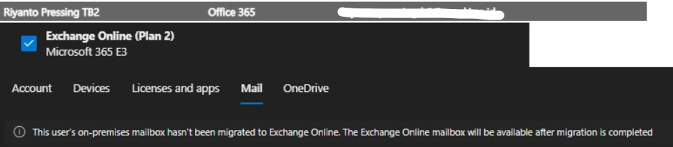 Problem User Exchange Online - Microsoft Q&A