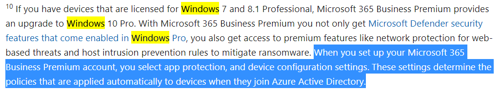 Does Microsoft 365 Business Premium include Windows Active License ...