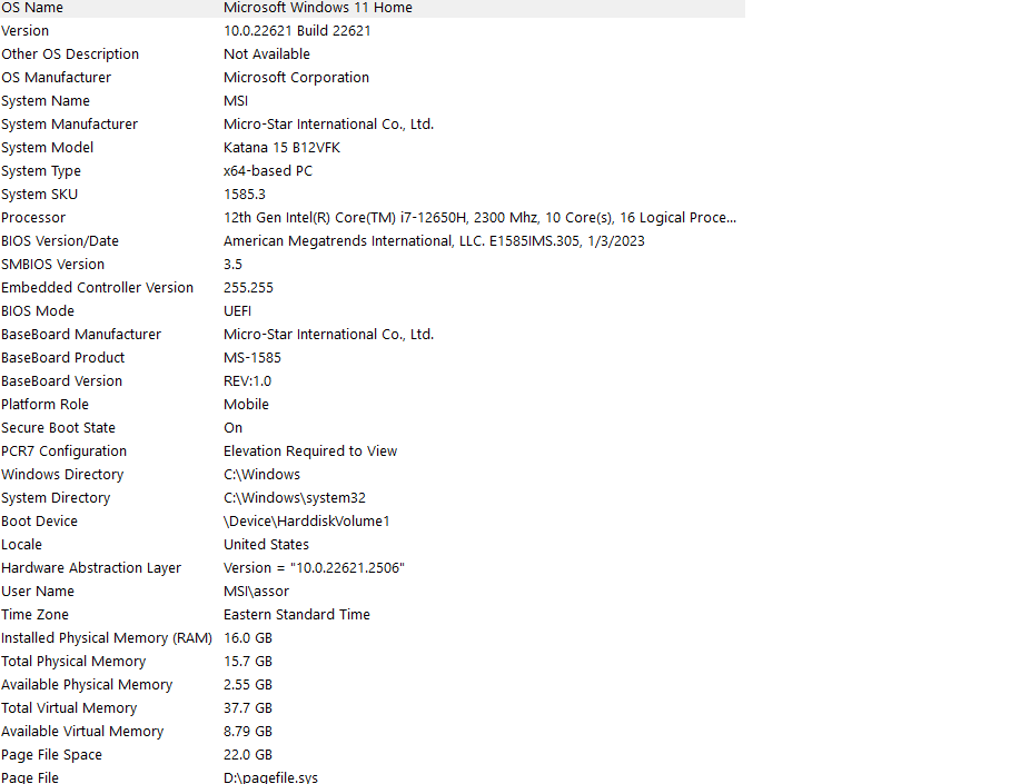 Sound tab in Task manager crashes when I try to adjust settings ...