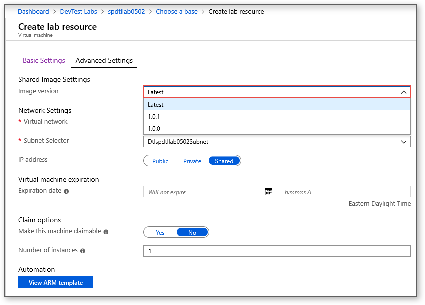 Azure Devtest Labs Create Vms Under Multiple Subscriptions Microsoft Qanda