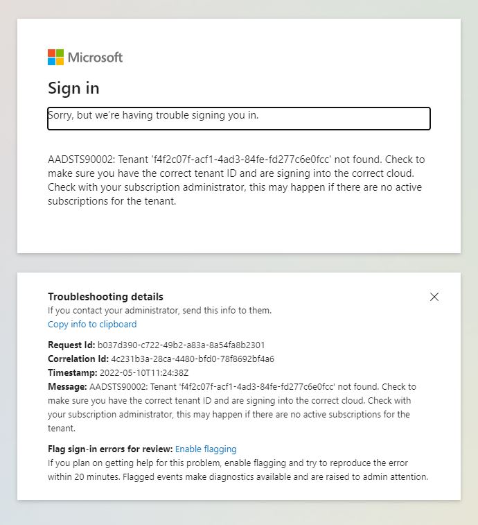 Why cant I switch to a tenant to delete it.... - Microsoft Q&A