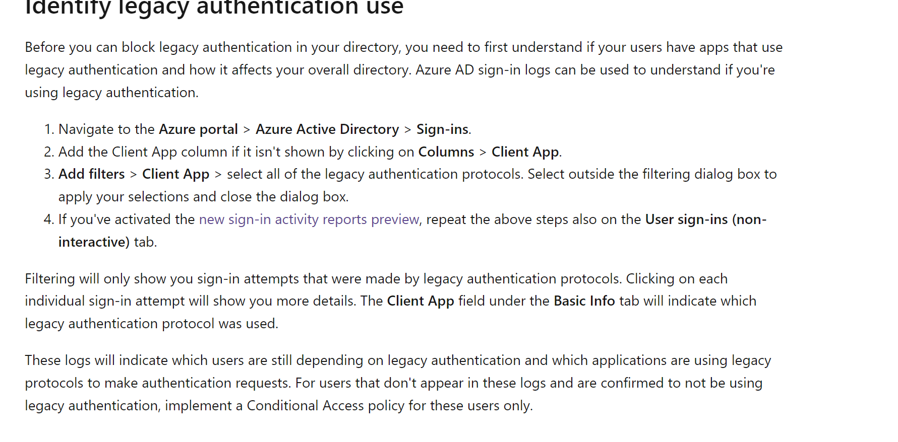How to know which clients are connecting exchange online using basic authentication - Microsoft Q&A