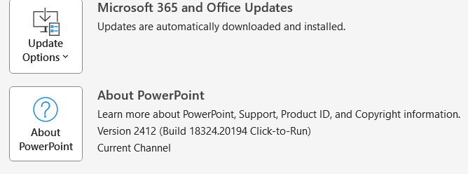enable content updates from office.com its greyed out design option in ...