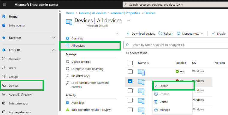 how to reactivate a device in microsoft 365 - Microsoft Q&A