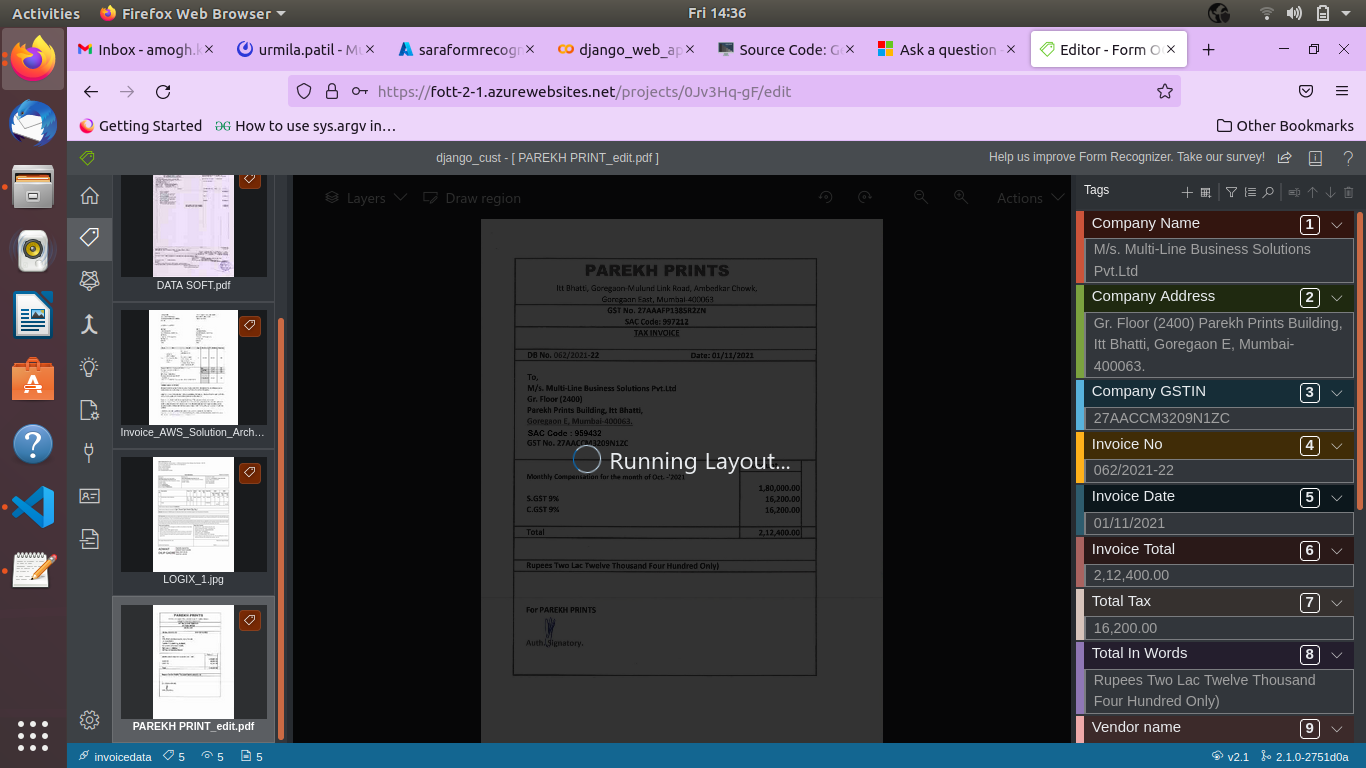 Form Recognizer Ocr Testing Tool Not Working Properly Because That I Can T Train Custom Model In