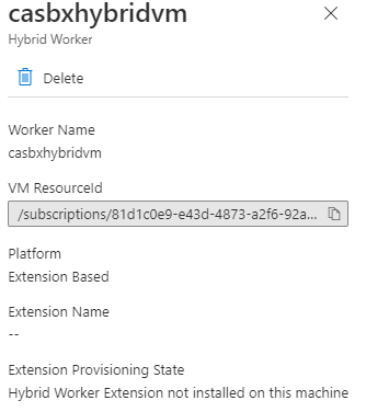 Install and use Hybrid Worker extension using REST API Issues ...