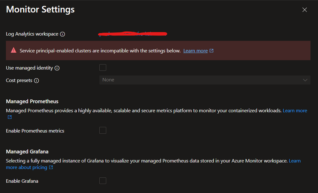 Can We Enable Prometheus Alerts On Service Principal Enabled Aks Cluster Microsoft Qanda