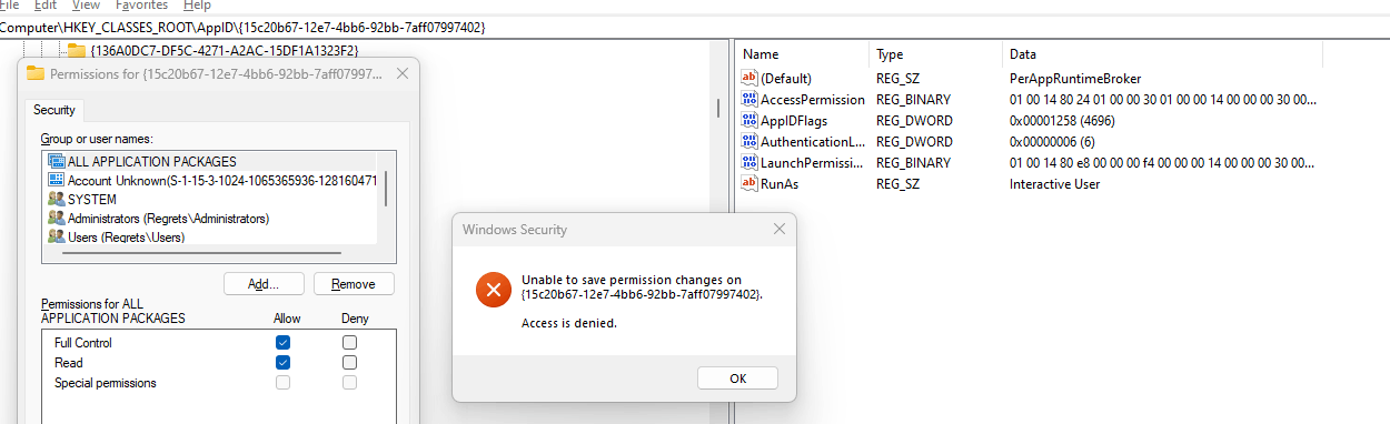 How do i fix DistributedCOM errors event id 10016 and 10010 - Microsoft Q&A