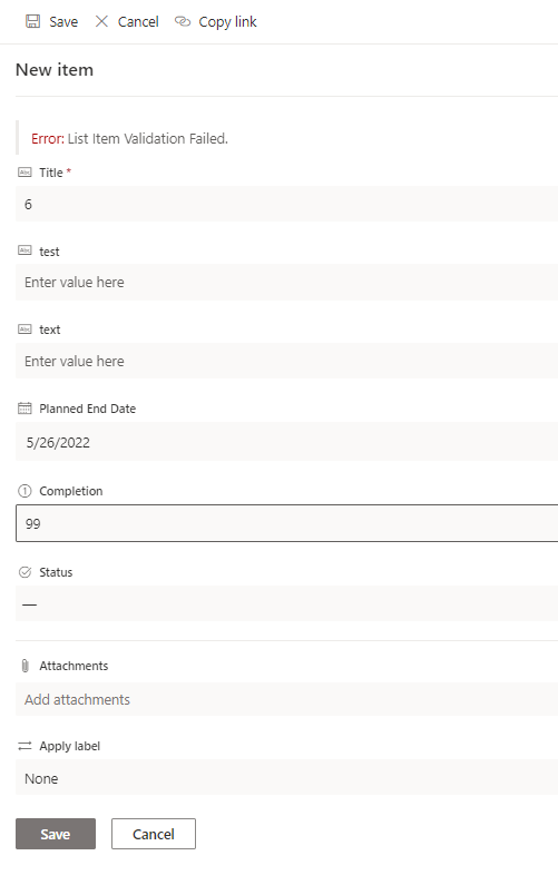 Sharepoint Validation Not Working Microsoft Qanda