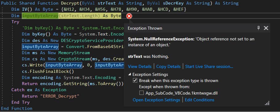 ASP.NET: Imports System.Security.Cryptography is not working ...