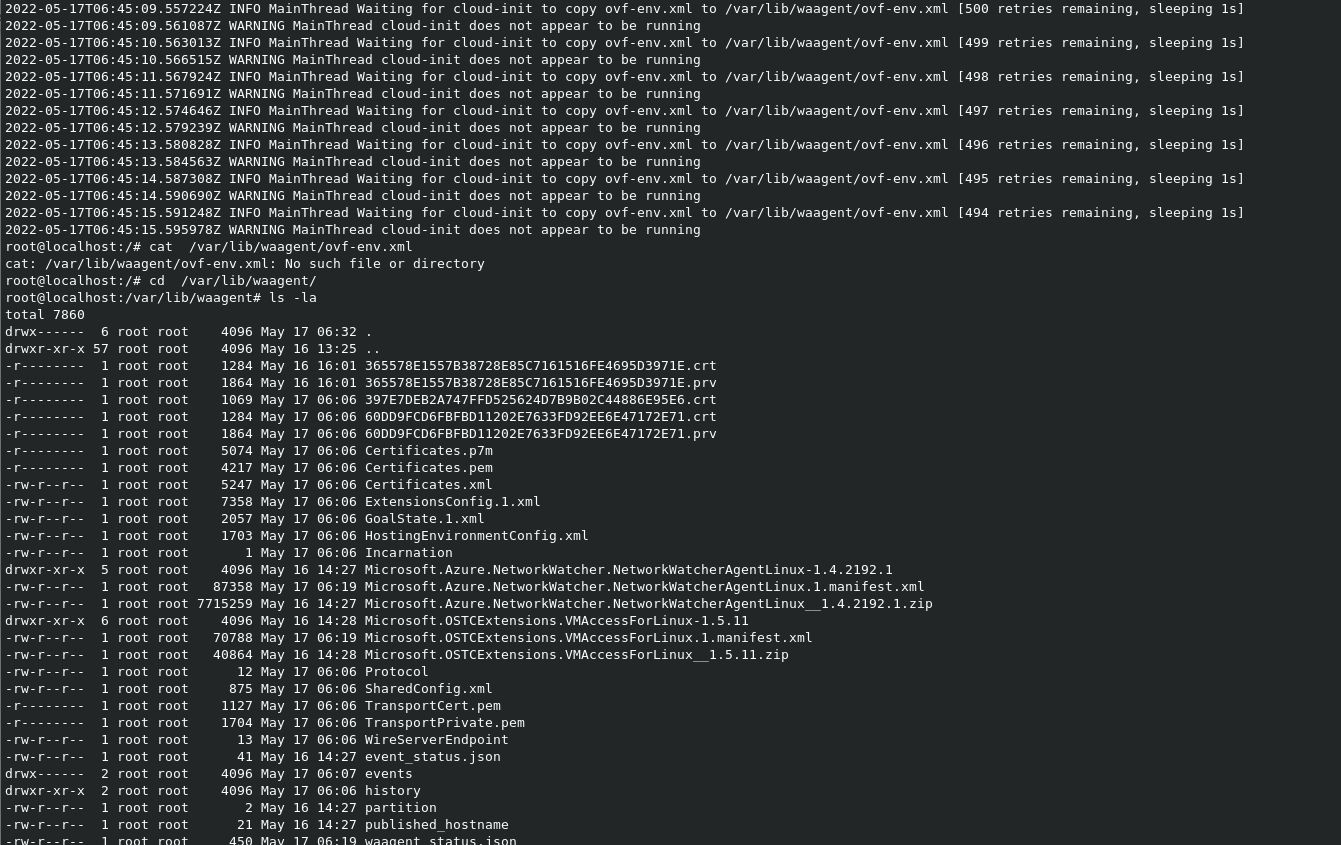 Virtual Machine Agent Status Not Ready Although Service Active On Vm Microsoft Qanda