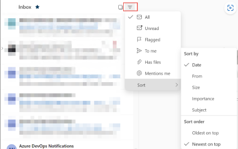 How to group emails in the inbox in Outlook 2023 - Microsoft Q&A