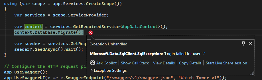 Systemargumentexception Invalid Value For Key Authentication In