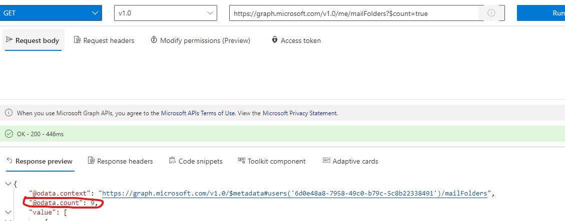 Iterate through mailfolders using Microsoft Graph SDK (Client) in C# - Microsoft Q&A