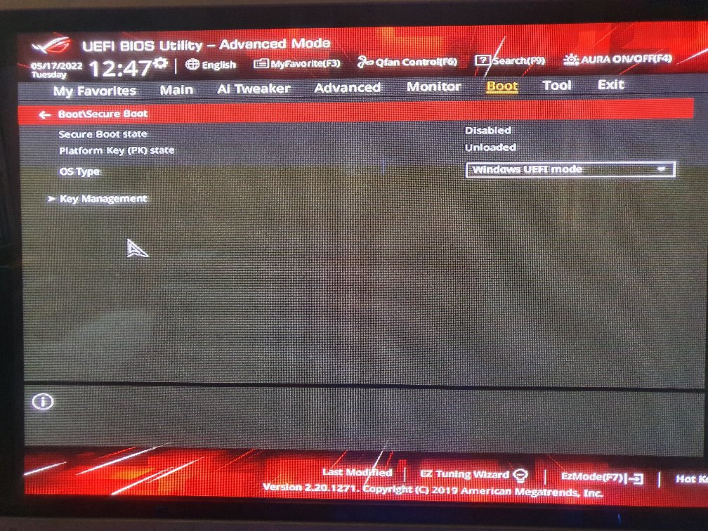 New installation of windows 11 (this pc is not supported ...