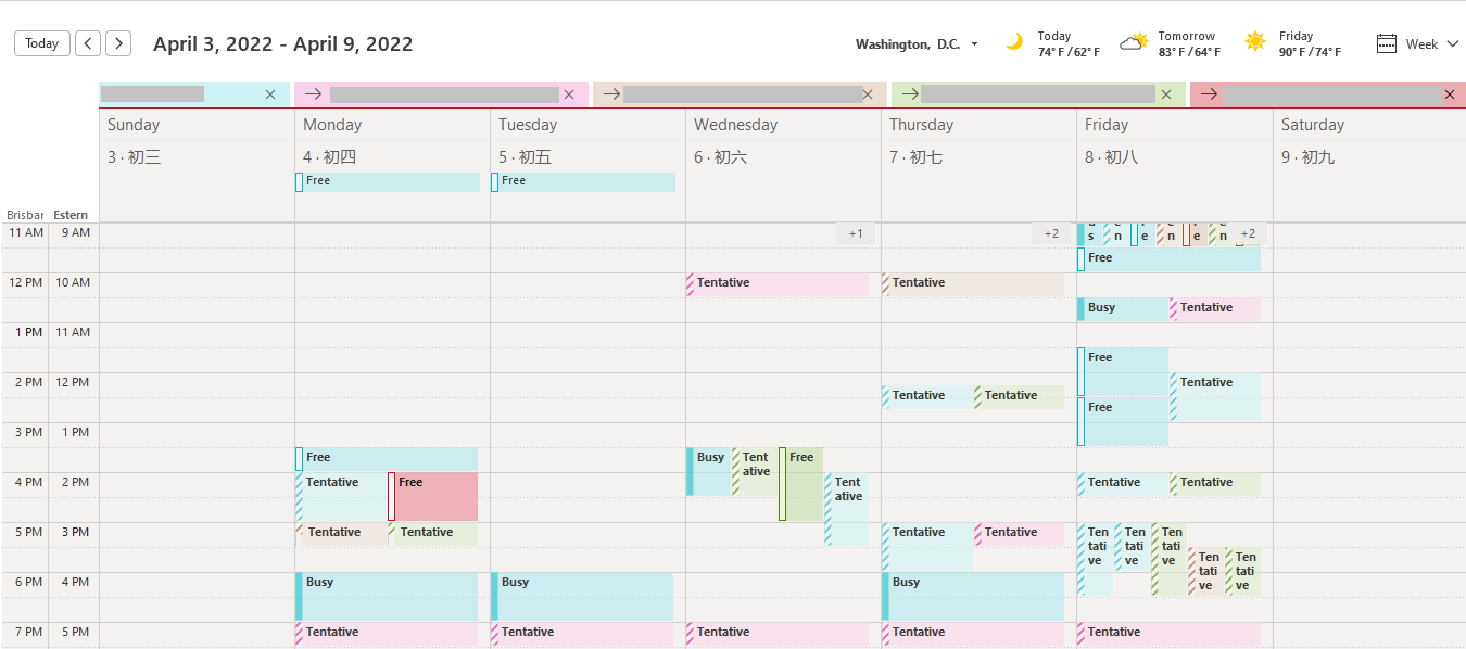 Calendar Summary Page? - Microsoft Q&A