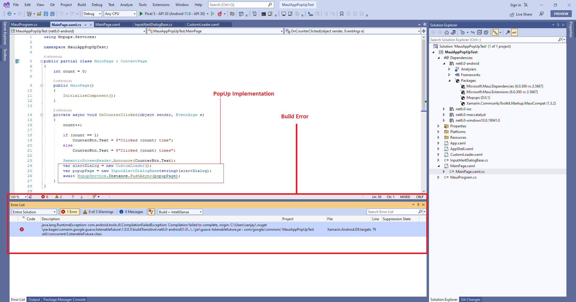 Regarding Customize Popup in .Net MAUI - Microsoft Q&A Regarding Customize Popup in .Net MAUI - Microsoft Q&A