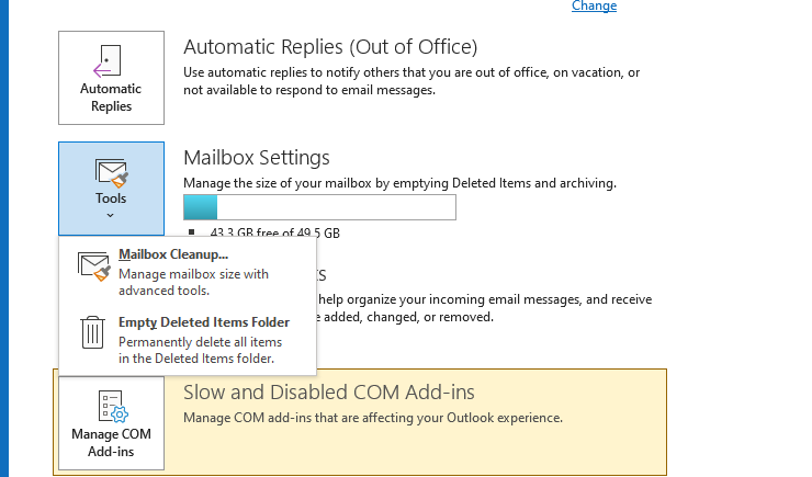 Archived Email Function. - Microsoft Q&A