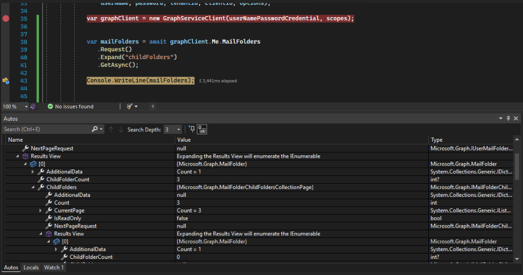 List all folder and subfolder using microsoft graph client (SDK) in C# - Microsoft Q&A